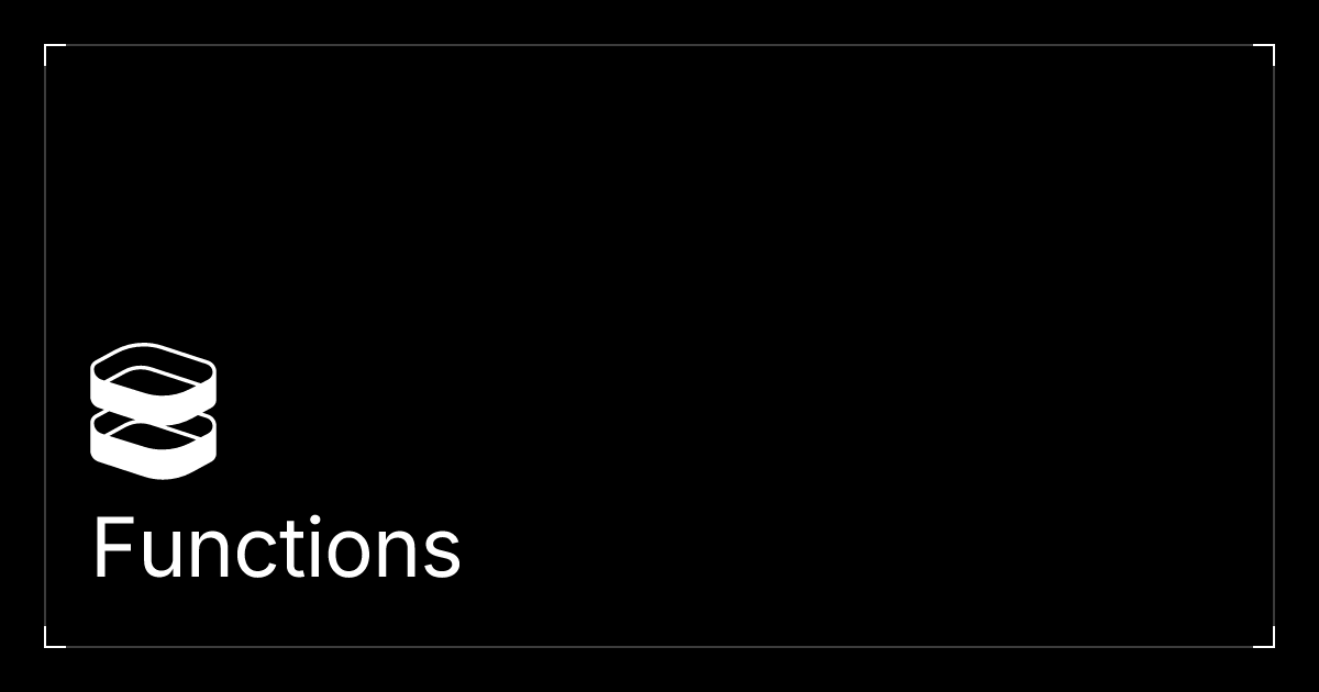 Functions - Evervault